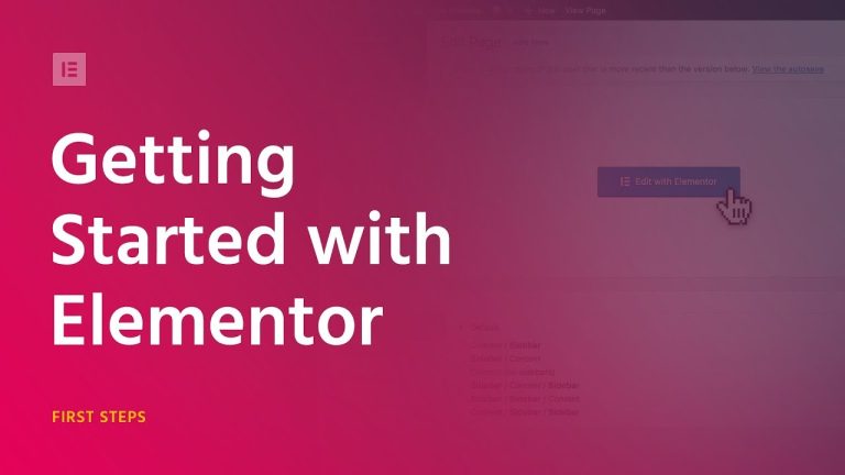 How To Use Elementor Tutorial - Building Your First Pages - Godaddy.pk