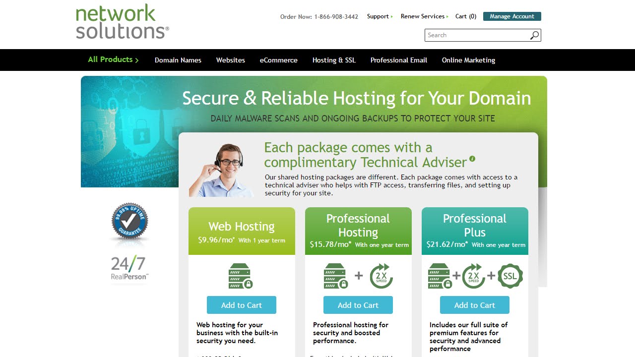 Network Solutions - Web Hosting Review & Tutorial - Godaddy.pk