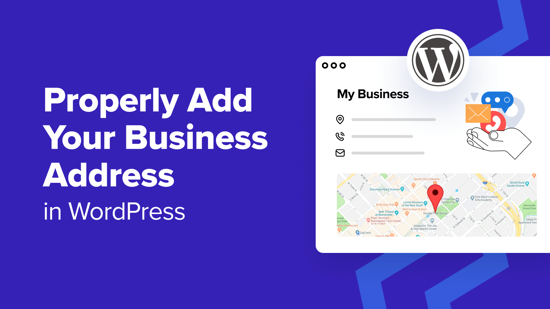 How to Properly Add Your Business Address in WordPress - Godaddy.pk