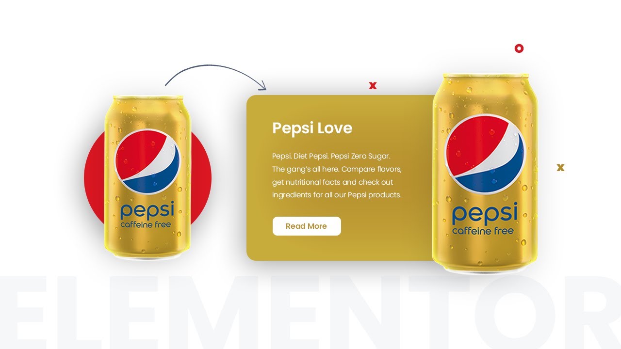 Pepsi Hover Animation Using Elementor Wordpress Elementor Pro Tutorial Elementor Tips And